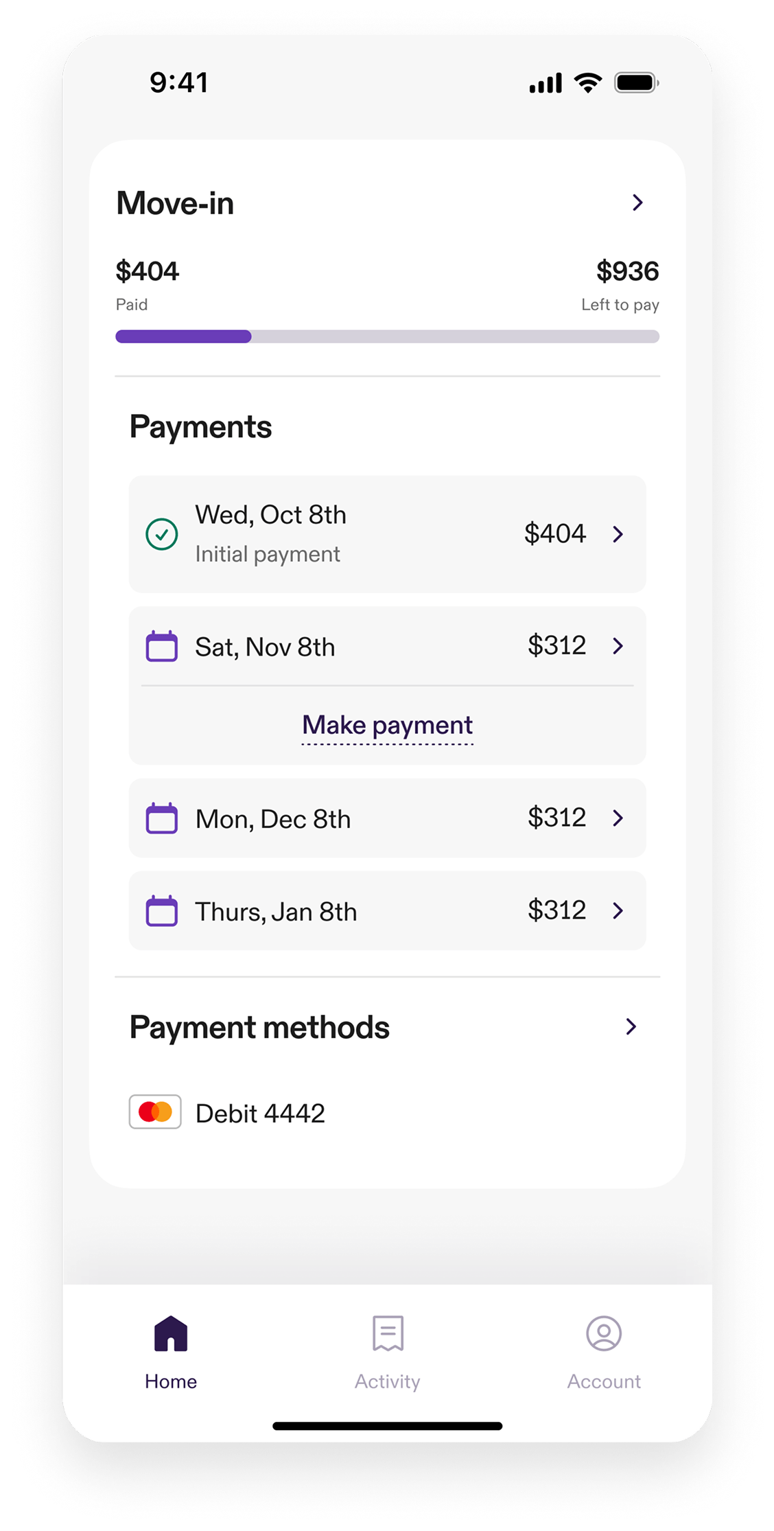 Flex Move-in | Pay move-in costs easily